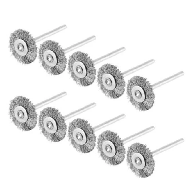 PRECISION CLEANING AND Deburring 10X 25mm Stainless Steel Wire Brush ...