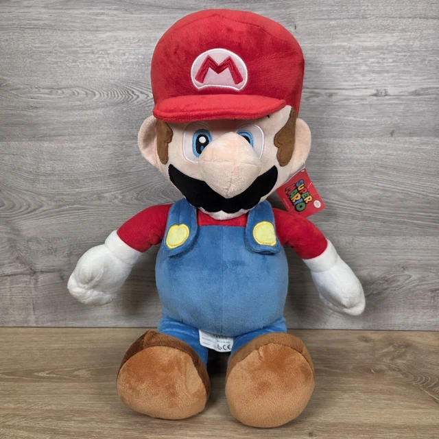 SUPER MARIO BROS Mario 23” Soft Toy Plush Large Jumbo Good Stuff 2016 ...