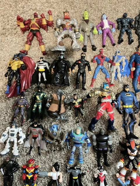 HUGE MIXED VINTAGE Action Figure Lot 90s & Y2K Batman/Ghostbusters ...