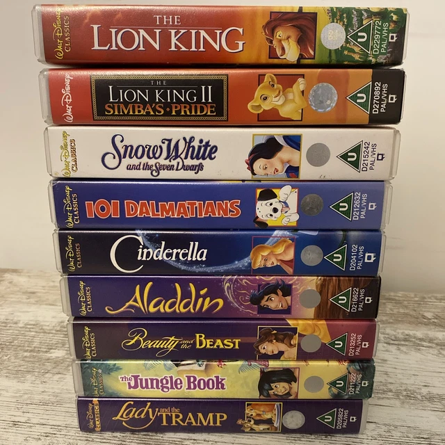 WALT DISNEY CLASSICS Vintage VHS Video Tape Bundle £14.99 - PicClick UK