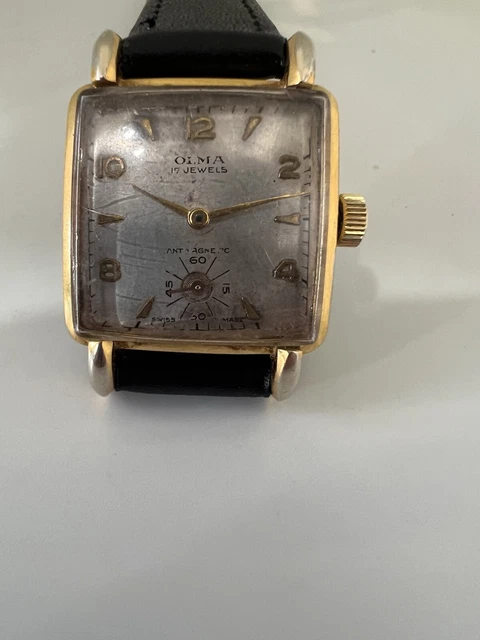 VINTAGE OLMA MECHANICAL Men Wristwatch Swiss Made £40.87 - PicClick UK