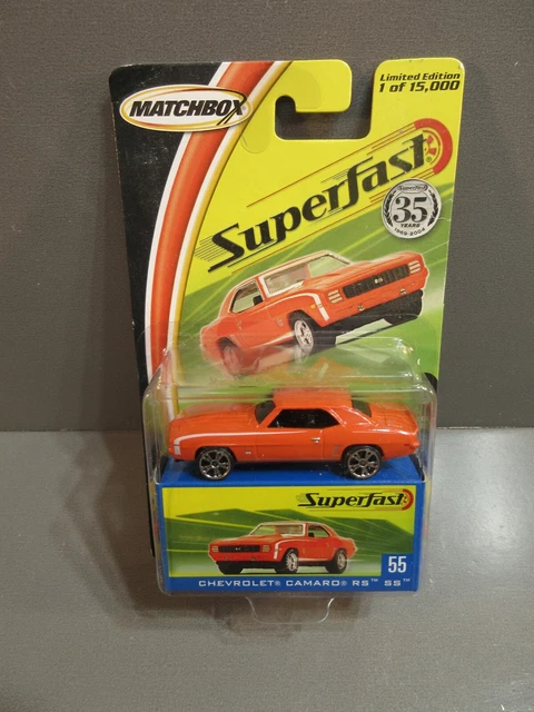 MATCHBOX SUPERFAST 35TH Anniversary Chevrolet Camaro RS SS EUR 1,64 ...
