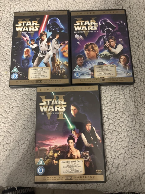 STAR WARS TRILOGY DVD (version includes original theatrical ...