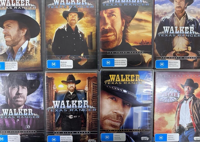 WALKER TEXAS RANGER - The Complete Series Season 1-8 DVD Set Exc Cond ...