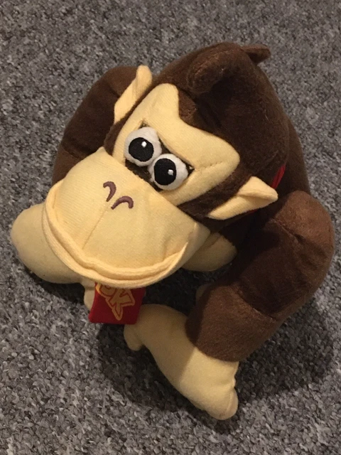 SUPER MARIO DONKEY Kong Monkey Ape Plush Soft Toy Teddy Nintendo Games ...