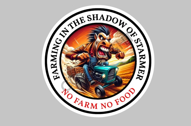 KEIR STARMER FARM PROTESTS TRACTOR LAND FOOD MASSY COW LABOUR PARTY car ...