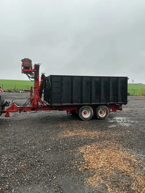 TIMBER TRAILER WITH Grab and Rotator, Forestry, Hiab Trailer, Crane ...