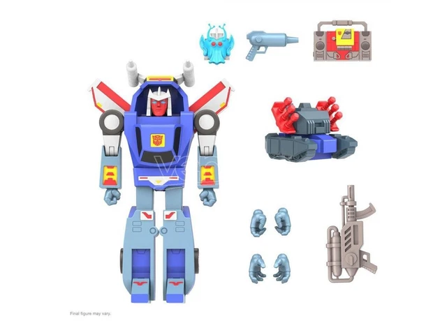 TRANSFORMERS ULTIMATES ACTION Figura Tracks (G1 Cartoon) 19 Cm Super7 ...