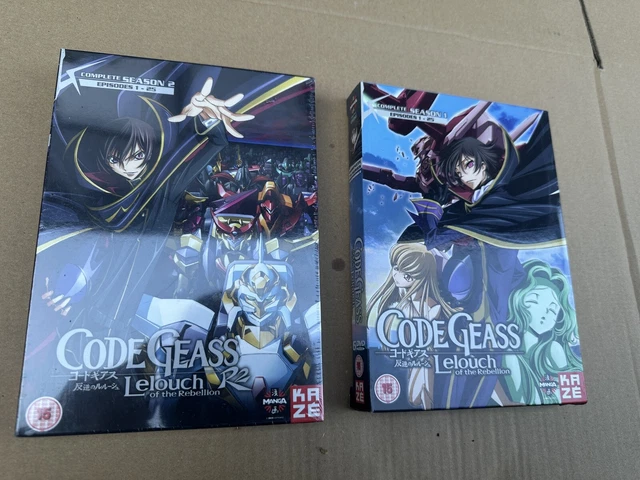 1 SEALED BANDAI Code Geass Lelouch Of The Rebellion Season 1&2 DVD Box ...