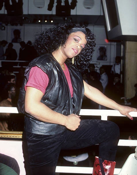 SINGER EVELYN CHAMPAGNE King at Private Eys in New York City - 1986 Old ...