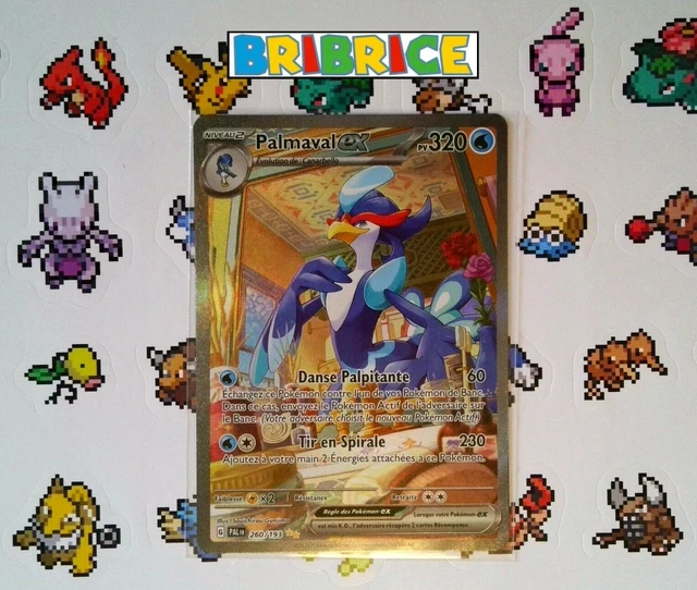 CARTE POKEMON PALMAVAL ex Quaquaval ex Évolutions à Paldea PAL 260/193 ...