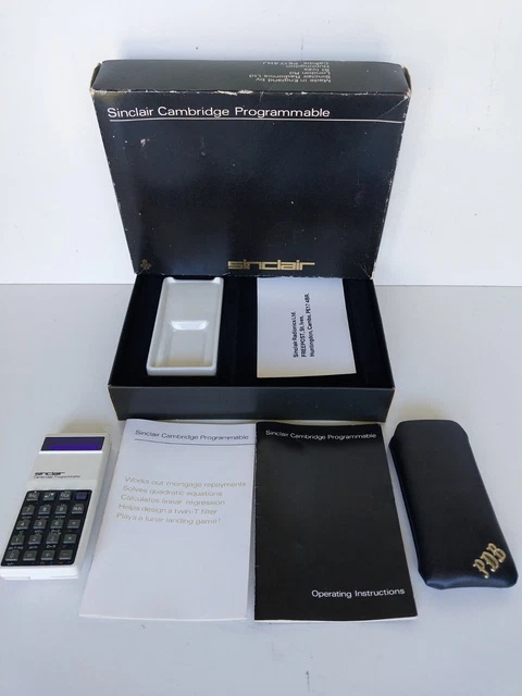 VINTAGE SINCLAIR CAMBRIDGE Programmable Scientific Calculator 1977 $500 ...