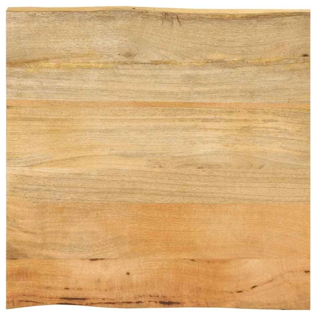 PIANO TAVOLO 40X40X2,5 Cm Bordi Vivi In Legno Massello Di Mango EUR 31,99 - PicClick IT