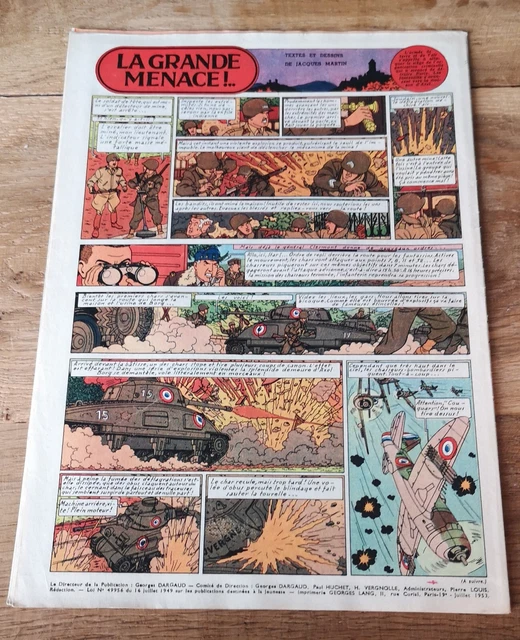 LE JOURNAL DE tintin 2 Juillet 1953 N°245 Tour De France 1953 EUR 9,99 - PicClick FR