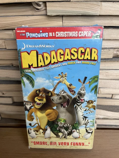 VHS MADAGASCAR (DREAMWORKS, 2005) RARE Cartoon Vtg Retro $28.00 ...