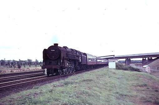 ORIGINAL COLOUR SLIDE of 72006 BR Clan class steam loco £5.99 - PicClick UK
