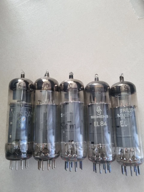 5X RÖHRE EL84 Tube Siemens Philips Lorenz sehr gute werte geprüft Funke W19 EUR 71,00 - PicClick DE