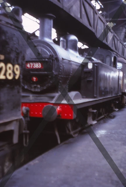 RAILWAY LOCOMOTIVE 35MM Slide – 47383 Inside Westhouses Shed 1967 £1.99 ...