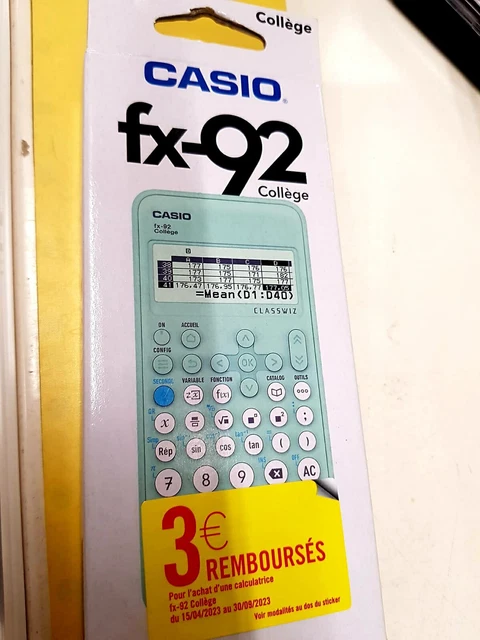 CASIO FX-92 COLLEGE Calculator For Students. Hot Selling Best Gift EUR 26,90 - PicClick FR