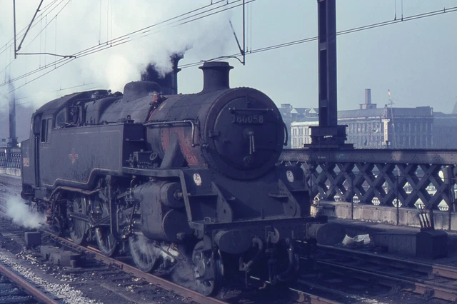 ORIGINAL RAILWAY SLIDE BR Standard 4 tank 80058 at Glasgow Central £4. ...