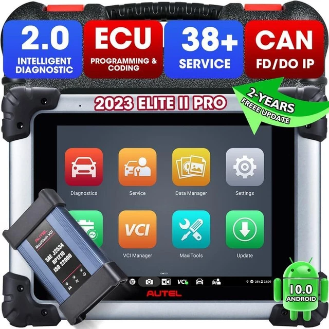 AUTEL MAXISYS ELITE II Pro as Ultra MS919 MS909 J2534 ECU codifica ...