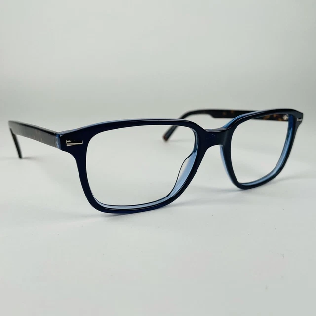 SPECSAVERS EYEGLASSES TEAL BLUE KEYHOLE SQUARE glasses frame MOD: AIDEN ...