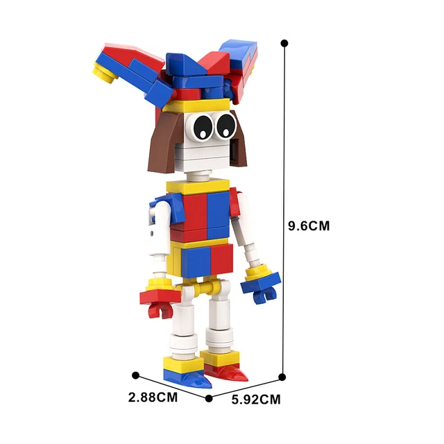 THE AMAZING DIGITAL Circus Figures Building Blocks Set Jax Pomni Model ...
