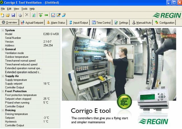 REGIN E283W-3 CORRIGO Modbus 24V AC/DC S-209664 Controller HVAC Air Conditioning £125.51 ...