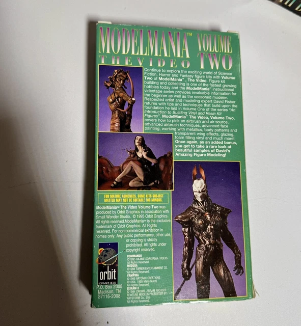 3 MODEL MANIA VHS Tapes VOLUME 1, 2 & 3 Intro to Building & Painting ...