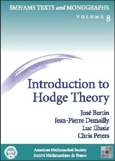 INTRODUCTION TO HODGE Theory by Jose Bertin (English) Paperback Book £ ...