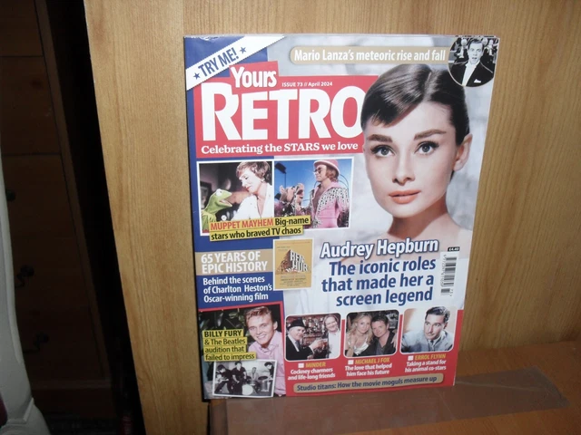 YOURS RETRO MAGAZINE April 2024 Audrey Hepburn, Muppet stars, Michael J ...