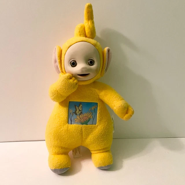 VINTAGE 1998 PLAYSKOOL Light Up Yellow Laa Laa Teletubbies Tummy Glow ...