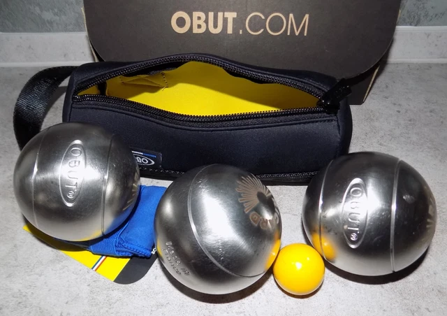 RARE BOULES DE Petanque Triplette Obut Pastis Ricard Objet Publicitaire ...