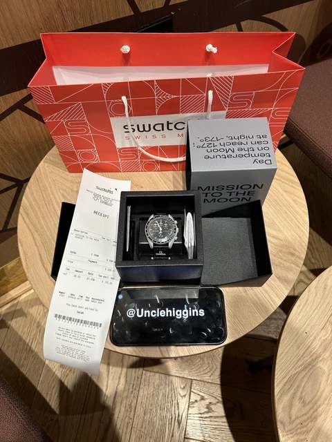 SWATCH X OMEGA Bioceramic Moonswatch Mission To The Moon 100% AUTHENTIC ...
