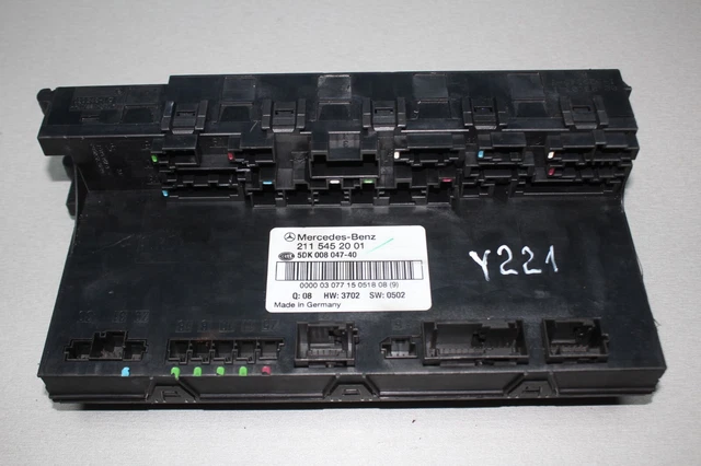 MERCEDES BENZ W211 fuse box control unit SAM module rear 2115452001 £85 ...