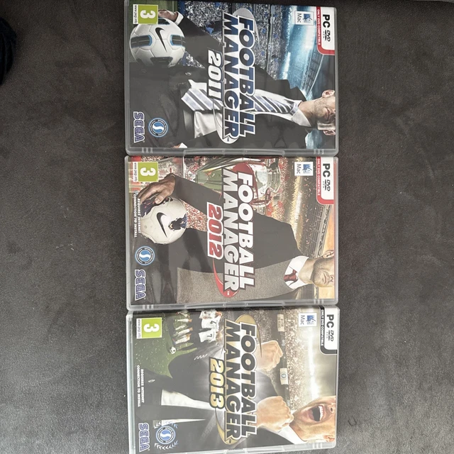 FOOTBALL MANAGER 2011, 2012 and 2013 PC - all complete! £3.29 - PicClick UK