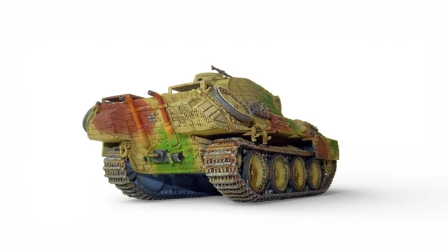 PRO-BUILT 1-35_SD.KFZ.171 PANTHER Ausf. D Zimmerit Normandy_Night Sky ...