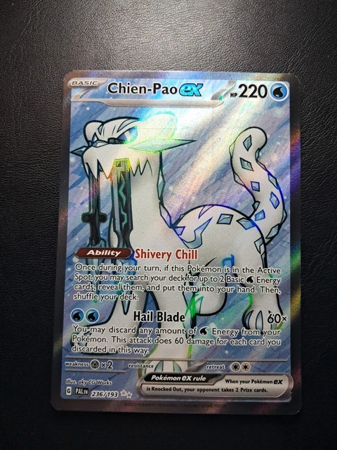 CHIEN-PAO EX 236/193 Near Mint Paldea Evolved Full Art Rare Pokemon TCG ...