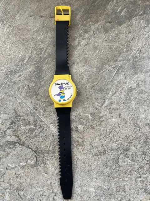 THE SIMPSONS RARE Bartman 1991 Digital Watch £15.00 - PicClick UK