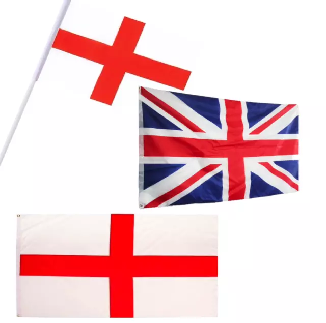 ENGLAND FLAG UNION Jack Flag 5FT x 3FT Available Football Rugby FAST UK ...
