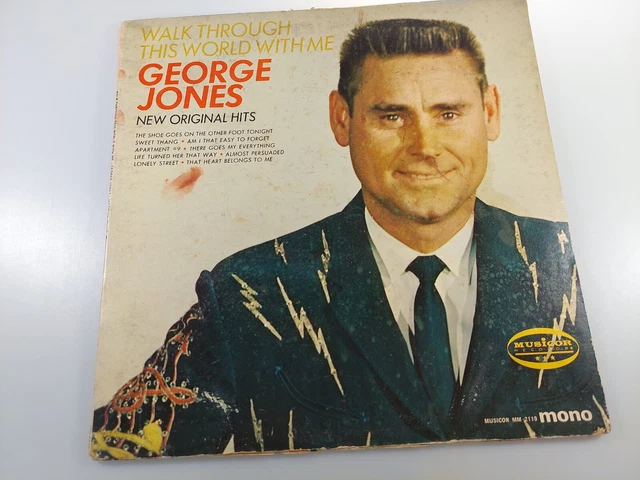 GEORGE JONES : walk this world with me MUSICOR 12" LP 33 tours EUR 4,16 ...