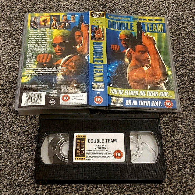 DOUBLE TEAM JEAN Claude Van Damme Dennis Rodman Pal Vhs Video Martial ...
