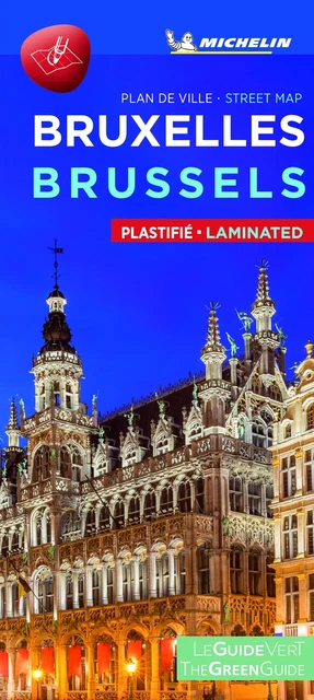 MICHELIN BRUSSELS - Michelin City Map 9207: Laminated (Map) (PRESALE ...