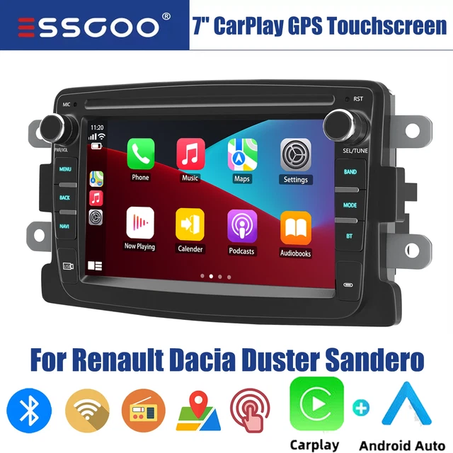 FOR RENAULT DACIA Duster Sandero Android 14 Carplay Car Radio Stereo ...