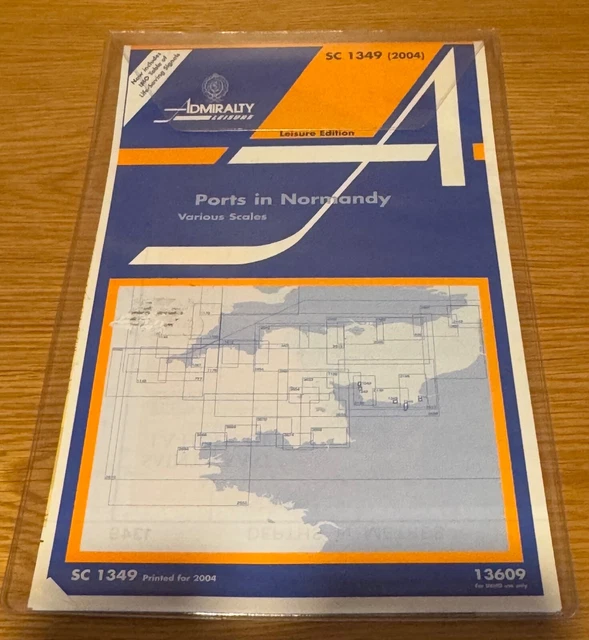 ADMIRALTY NAVIGATION CHART - Ports in Normandy SC 1349 (2004) or 13609 ...