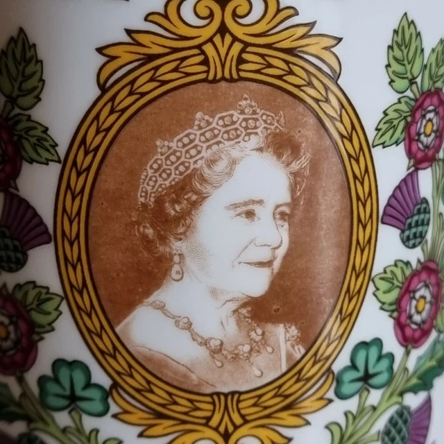 VINTAGE SPODE QUEEN Elizabeth The Queen Mother 80th Birthday ...
