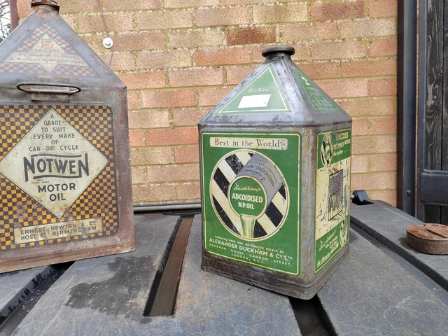 Vintage Pyramid Oil Can FOR SALE! - PicClick UK