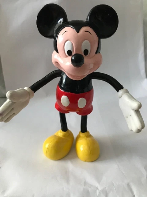 VINTAGE DISNEY MICKEY MOUSE Bendy Poseable Applause Figure 1990s very ...