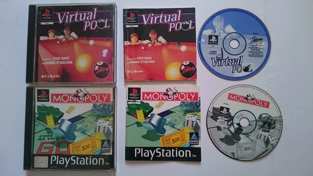 JUEGOS COMPLETOS VIRTUAL POOL y MONOPOLY MULTILENGUAJE PLAYSTATION 1 ...