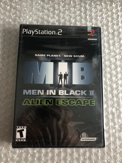 MEN IN BLACK II Alien Escape US Version PS2 Playstation 2 SEALED VGA ...